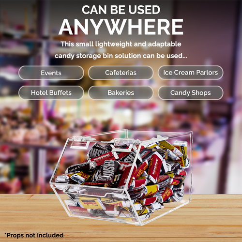 Candy Bin Ice Cream Toppings Cereal and Snack Food Storage – DANONI